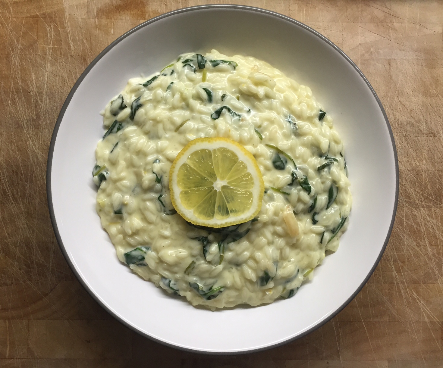 Lemon-Spinach-Risotto with Mascarpone – Prettaly – Pretty Italy